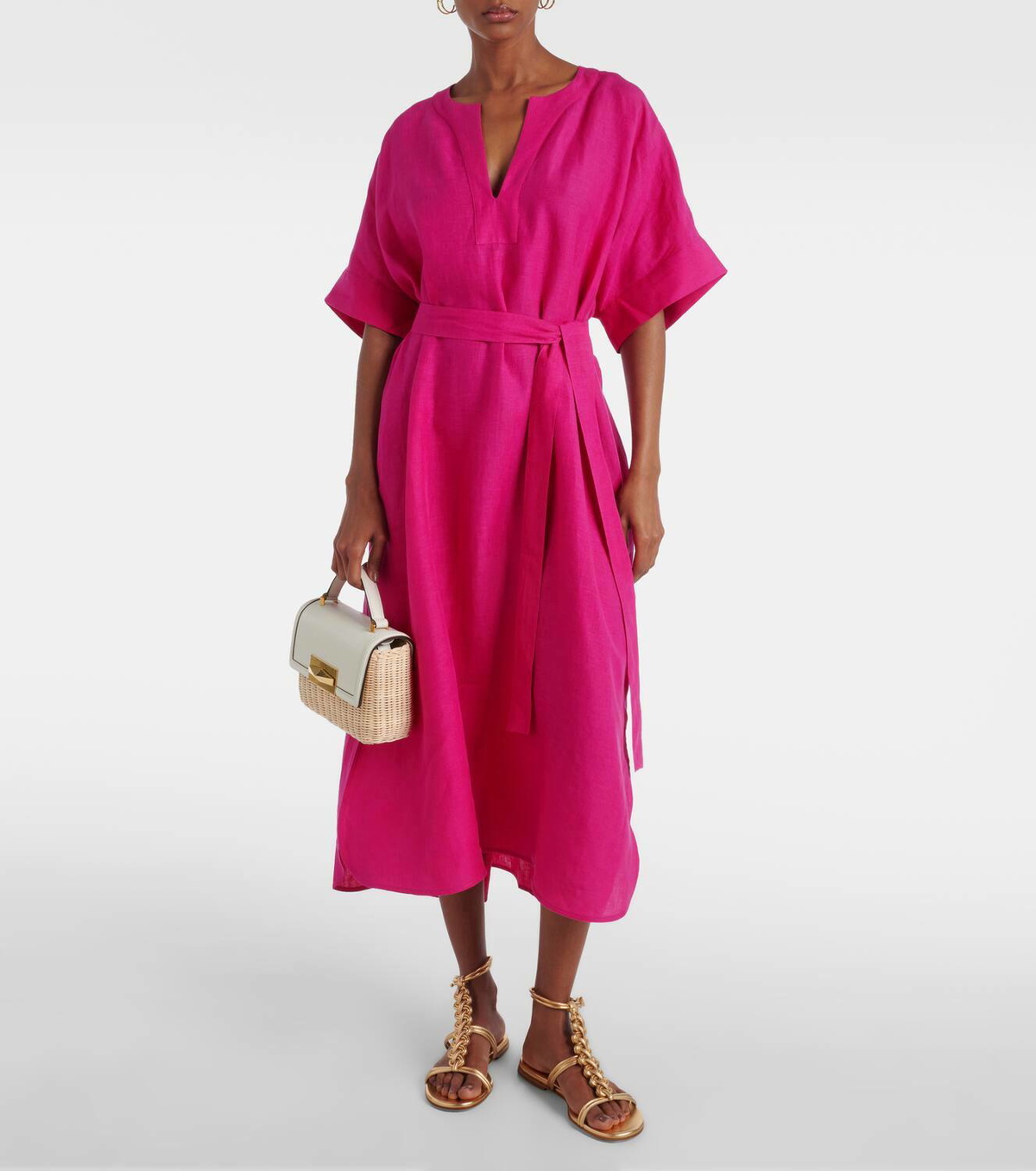 Eres Bibi linen midi dress ERES