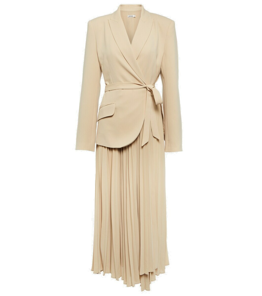 Simkhai Ambretta pleated maxi dress Simkhai