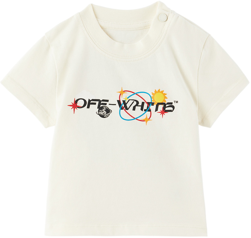 Off-White Baby Off-White Planets T-Shirt Off-White