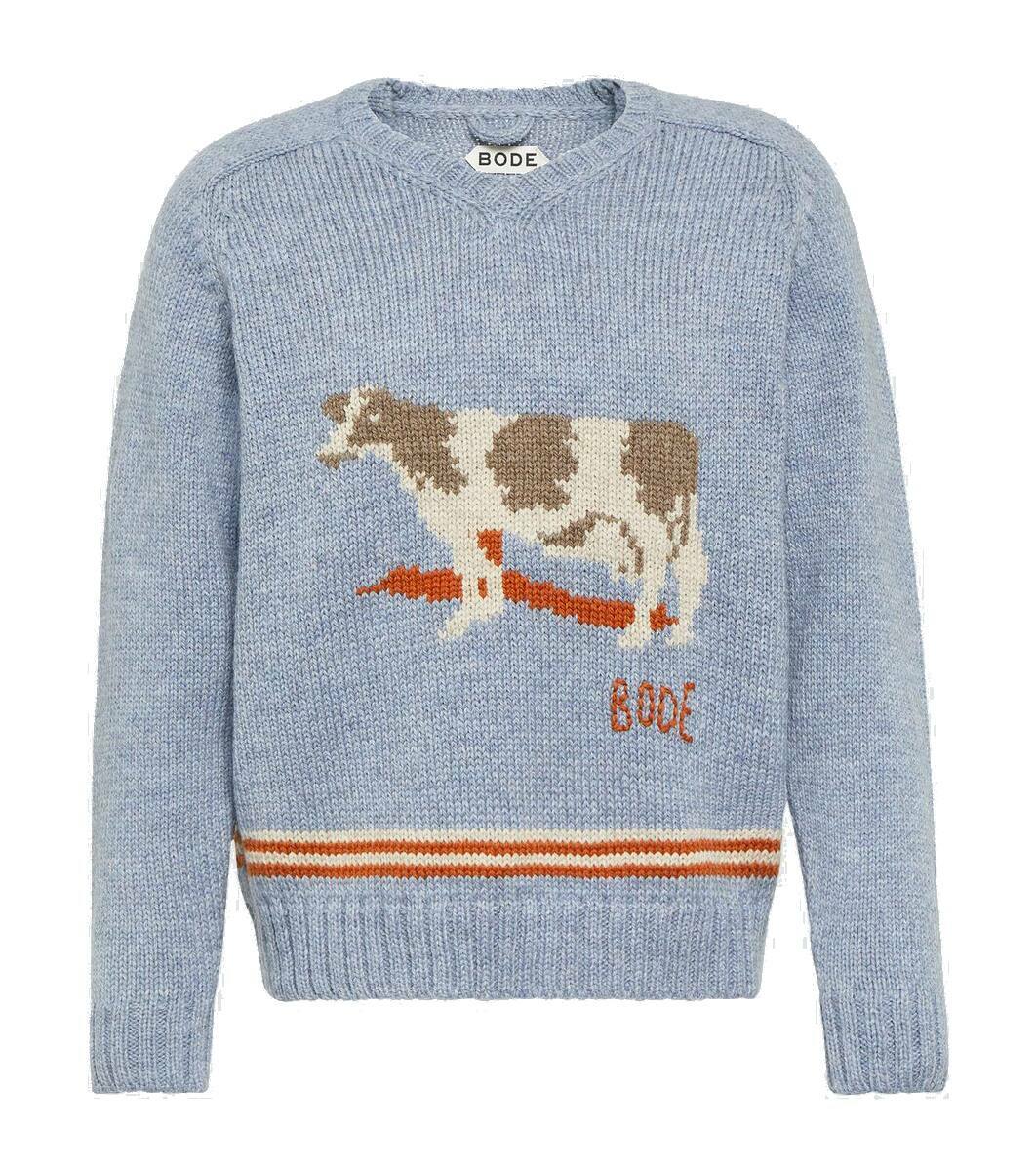 Bode Cattle wool sweater Bode