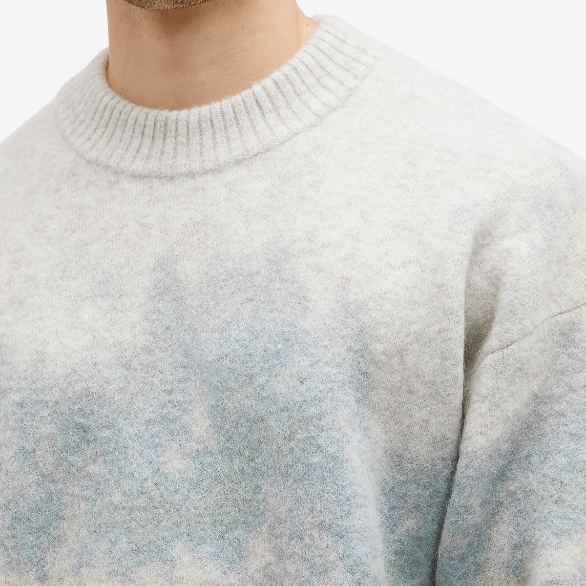 Represent Men's Abstract Knit Sweater in Rock Represent