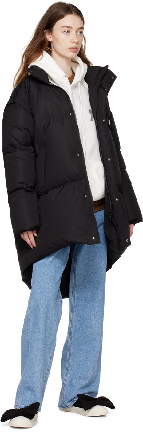 KIMHĒKIM Black Detachable Sleeve Down Jacket KIMHĒKIM