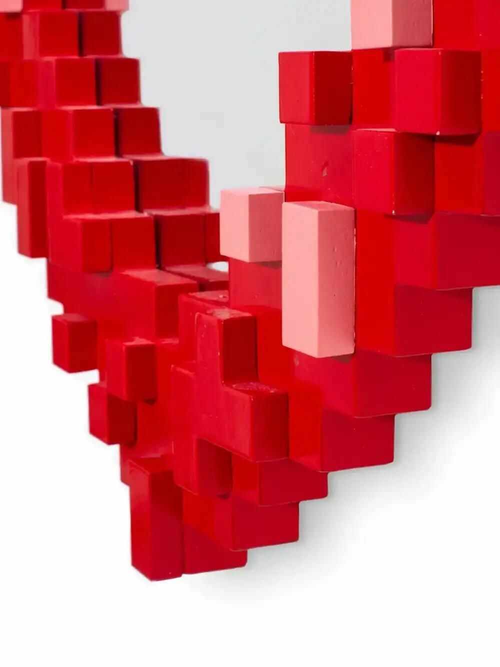 Seletti Red Pixel Mirror Seletti