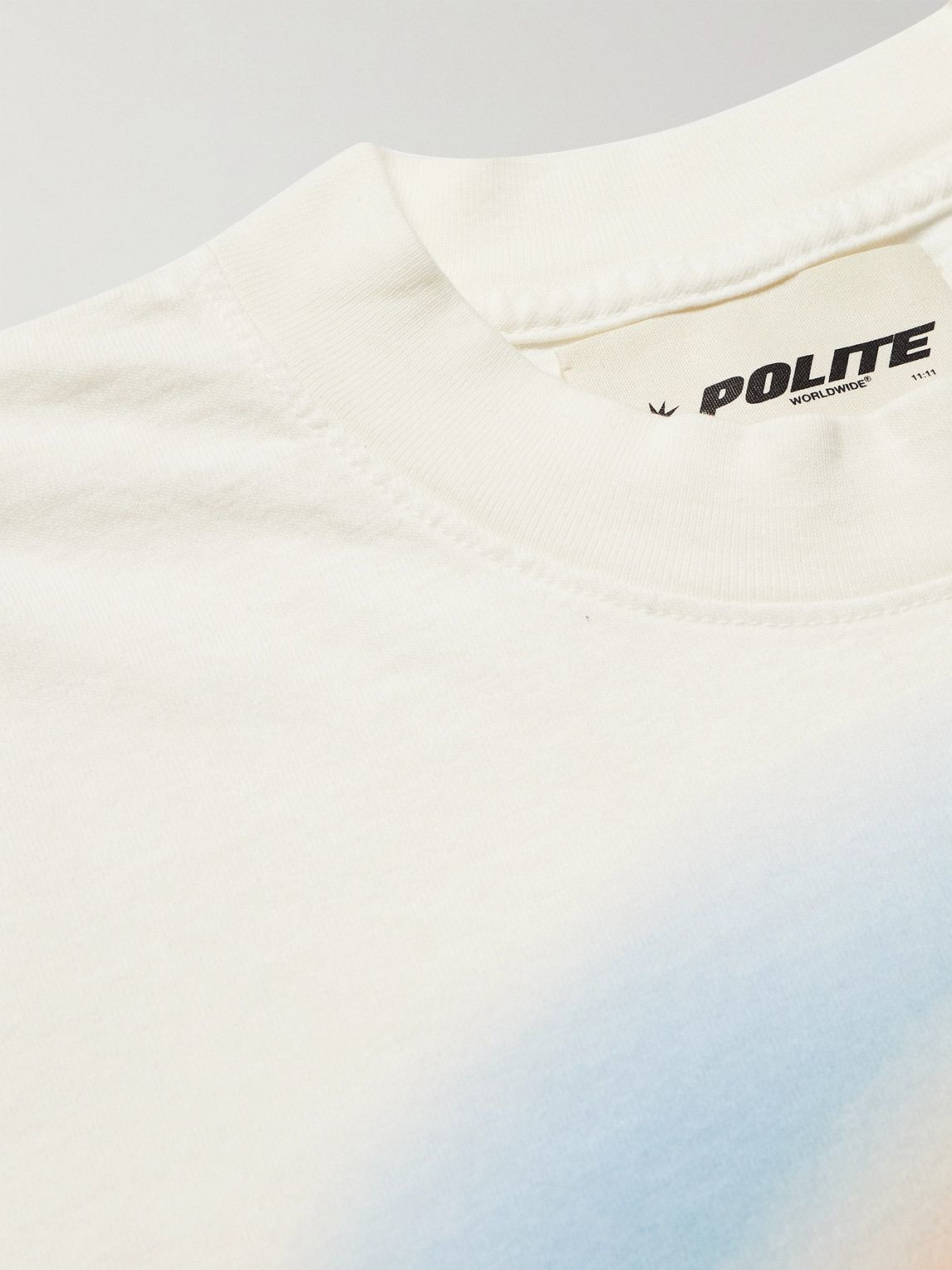 POLITE WORLDWIDE® - Utopia Printed Cotton-Jersey T-Shirt - White POLITE ...