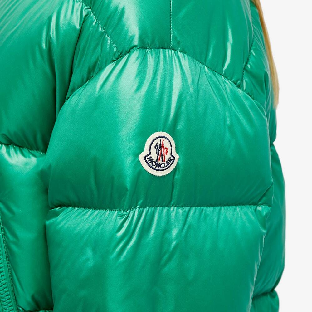 Moncler Women's Merlat Padded Bomber Jacket in Green Moncler