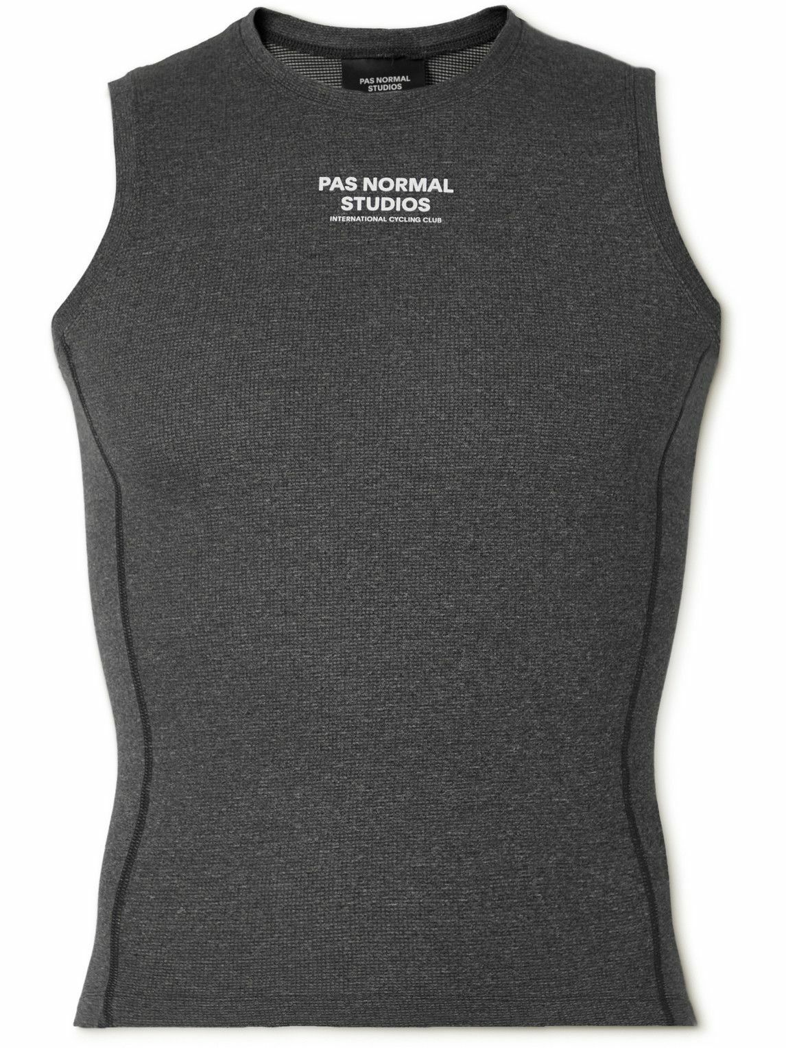 Pas Normal Studios - Mid Logo-Print Polartec® Power Wool™ Cycling Base ...