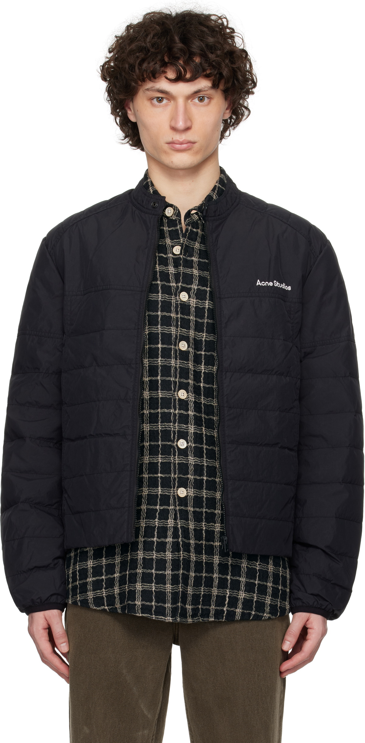 Acne Studios Black Chad Coat Acne Studios Acne Studios Black Chad Coat Acne Studios