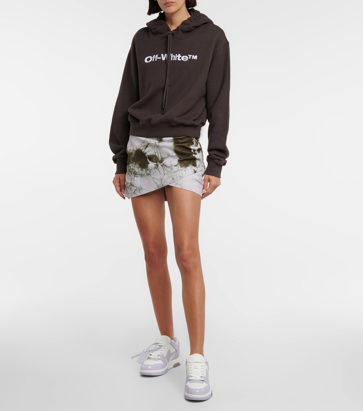 Off-White - Embroidered logo hoodie Off-White