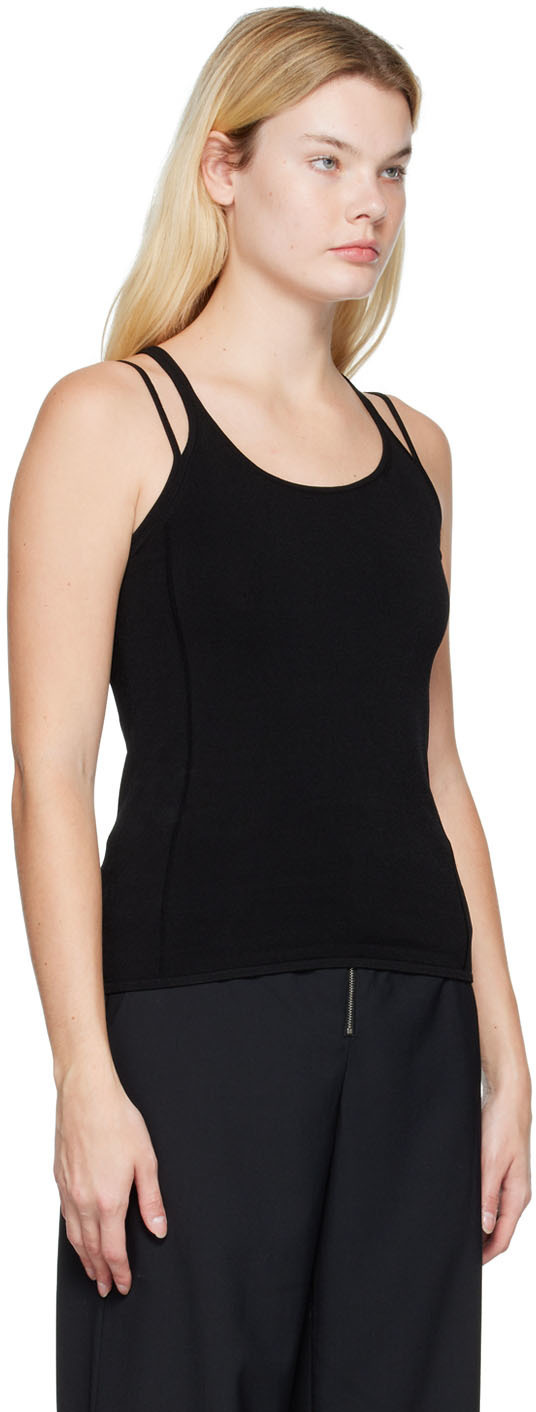 Dion Lee Black Density Tank Top Dion Lee