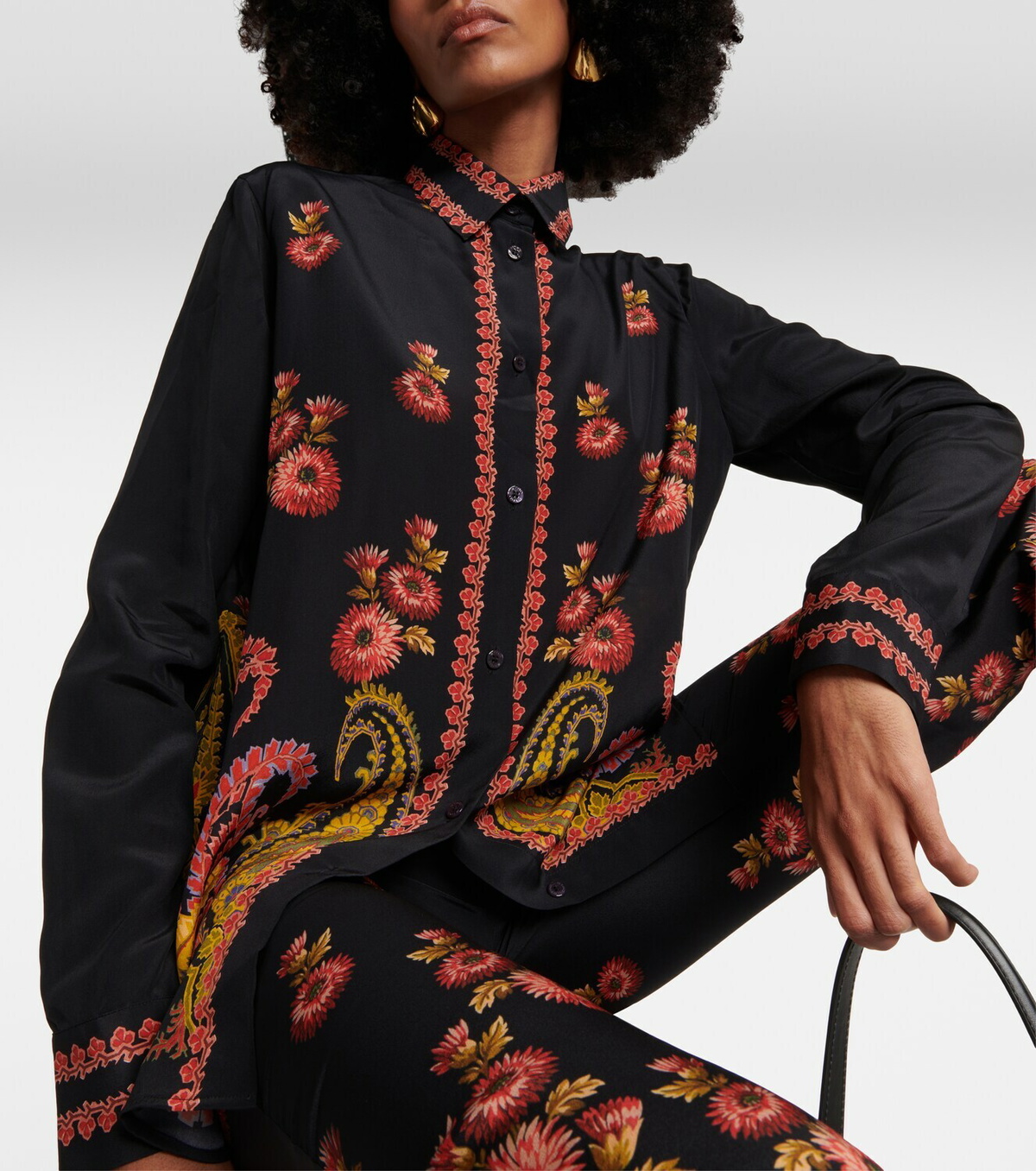 Etro Paisley silk blouse Etro