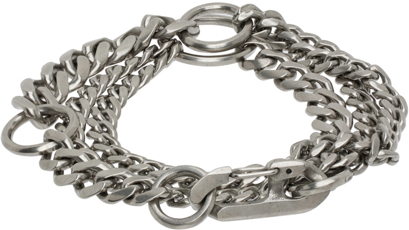 Julius Silver Multi Chain Bracelet Julius