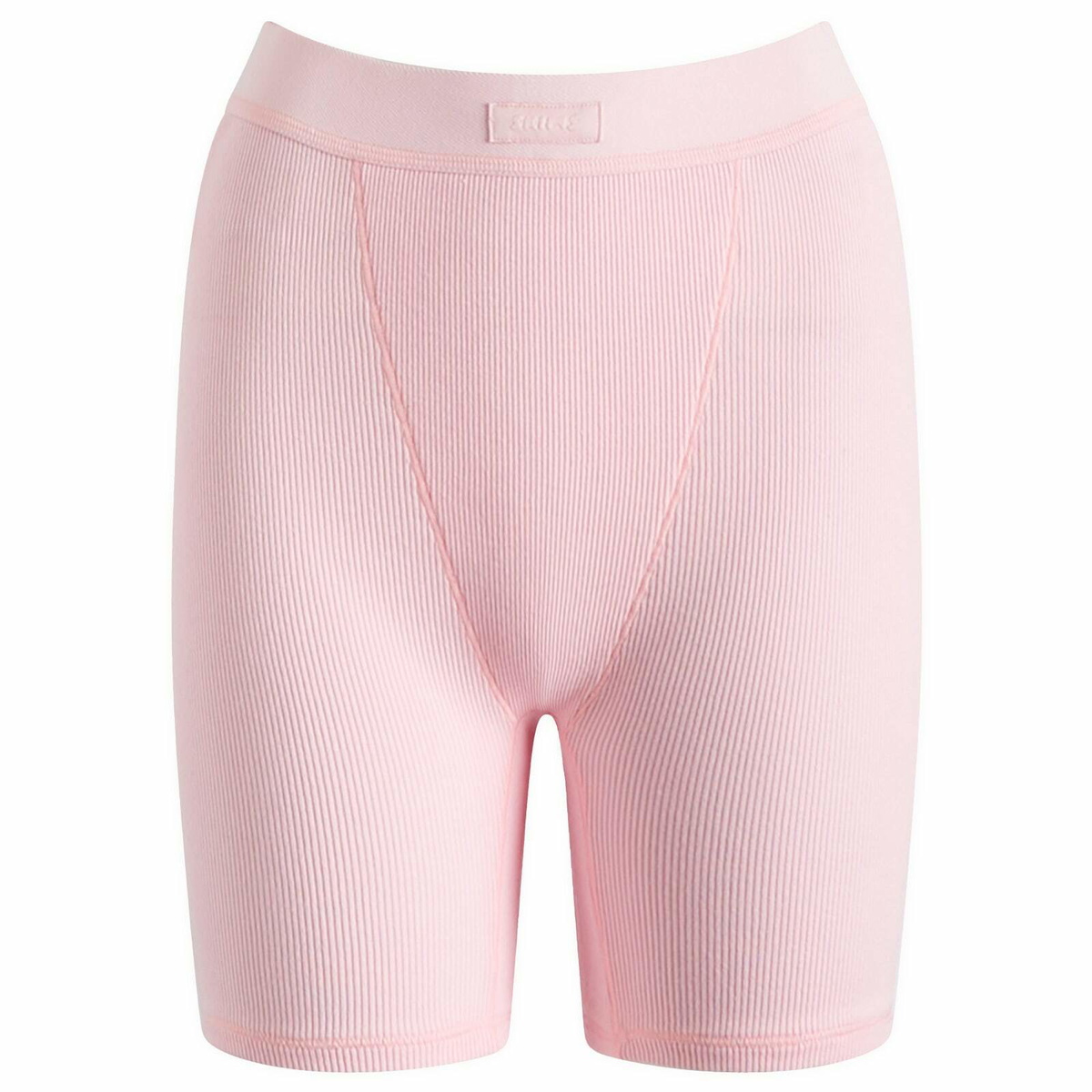 SKIMS Women's Cotton Rib Boxer in Cherry Blossom SKIMS