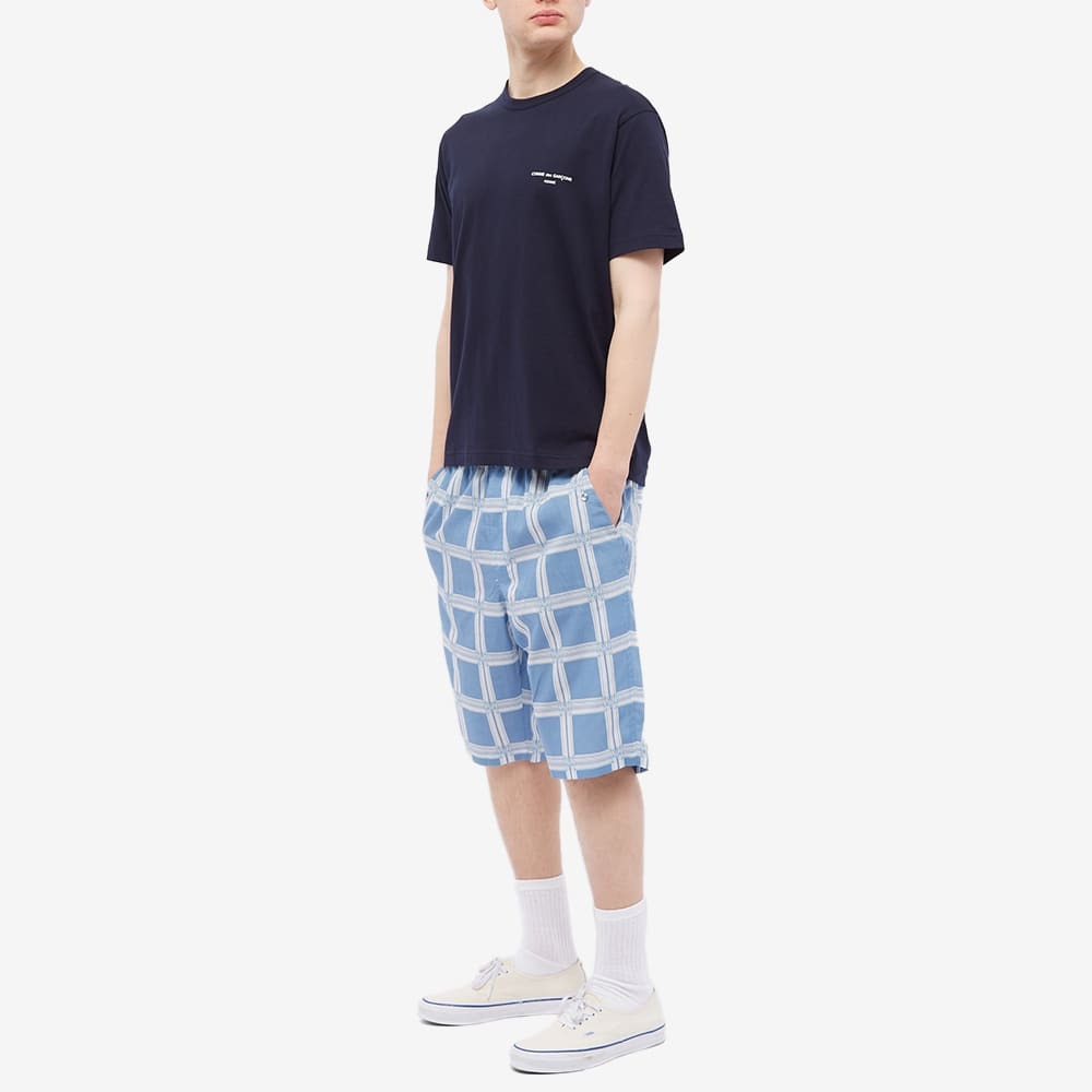 Needles Men's Papillion Plaid Short in Blue Needles