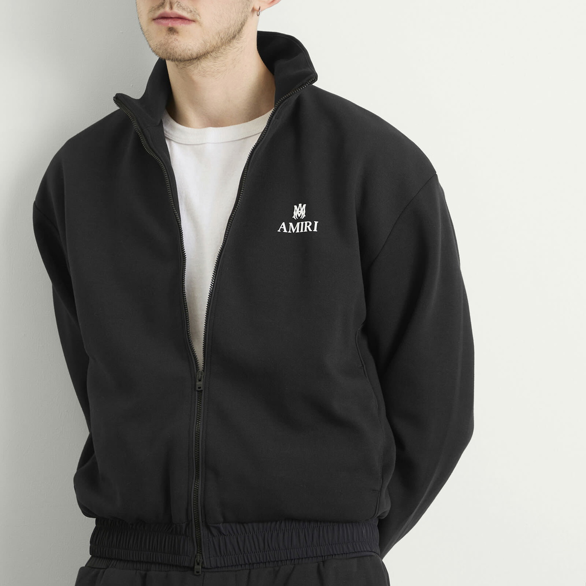 AMIRI Men's Lounge Track Jacket in Black Amiri
