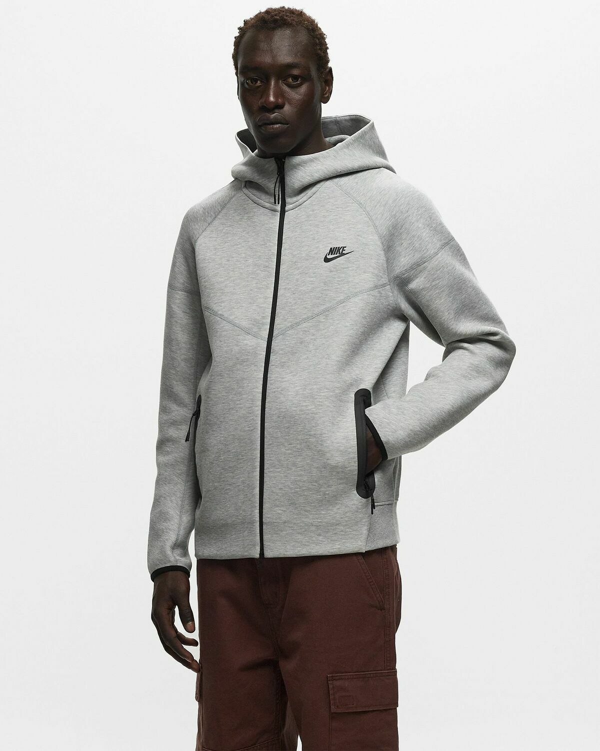 Nike Tech Fleece Windrunner Full Zip Hoodie Grey Hoodies/Zippers Nike