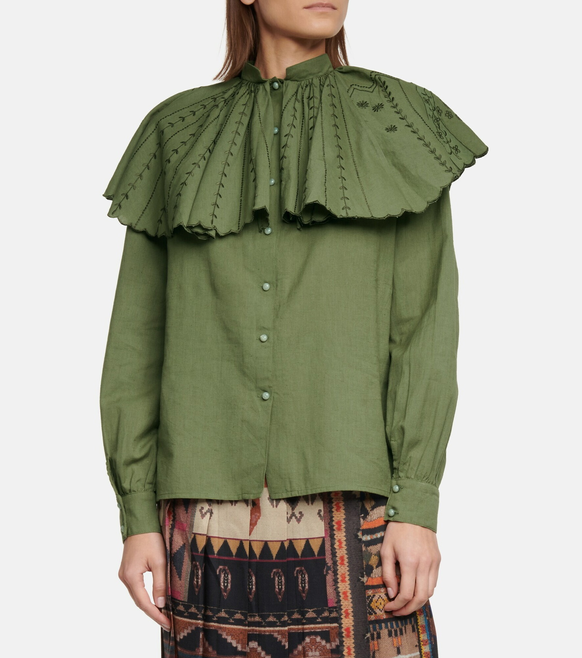 Etro - Embroidered cotton blouse Etro