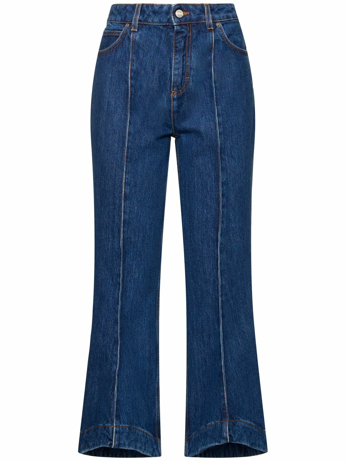 BALLY High Rise Crop Flared Jeans Bally