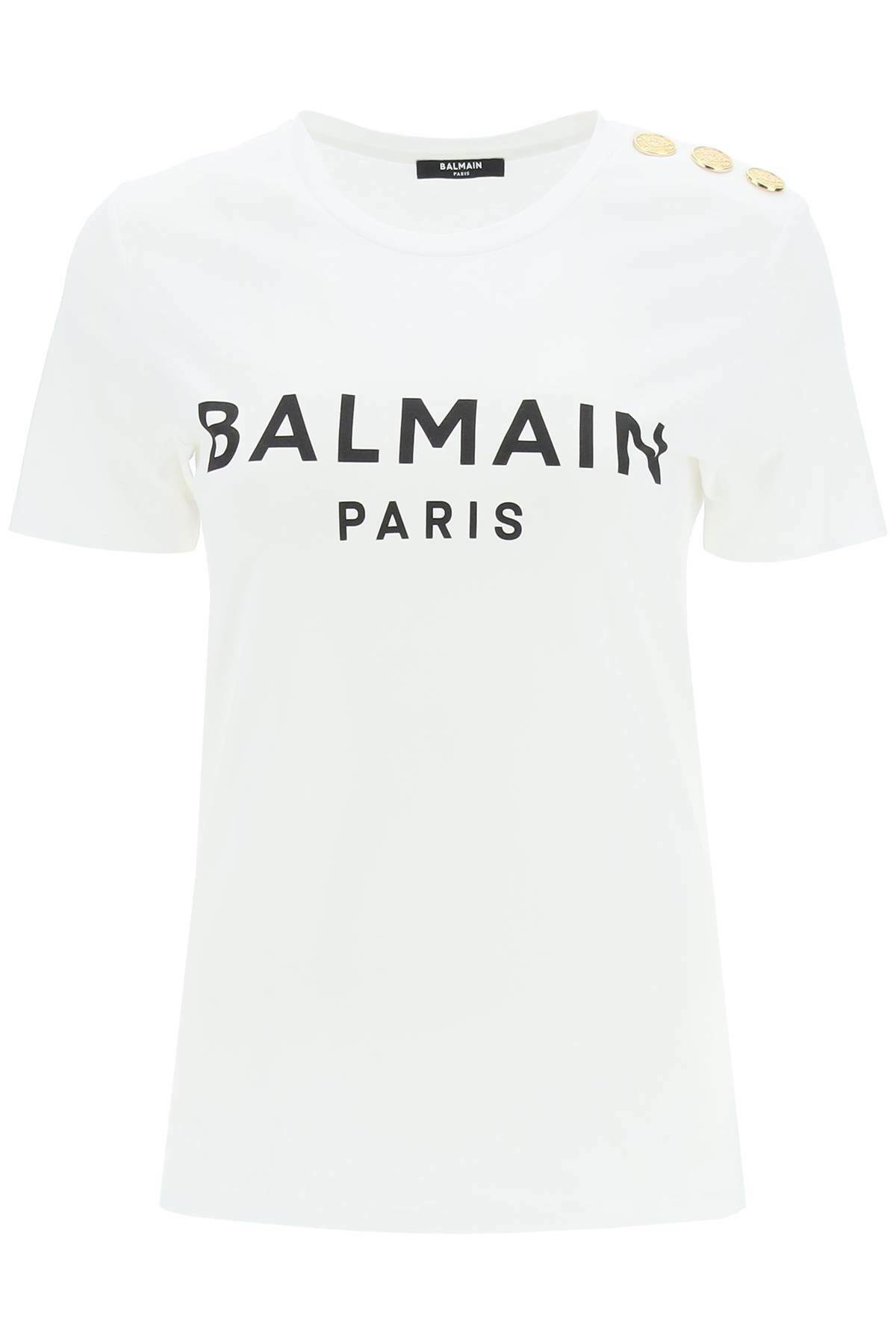 Balmain Logo Buttons T-shirt Balmain