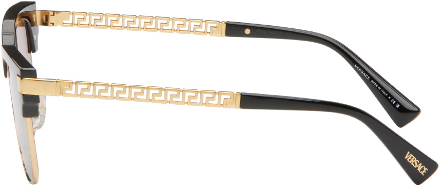 Versace Black Greca Sunglasses Versace