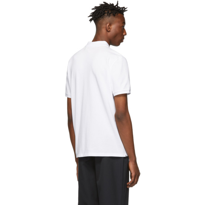 Moncler Genius 2 Moncler 1952 White Easy Cut Polo Moncler Genius