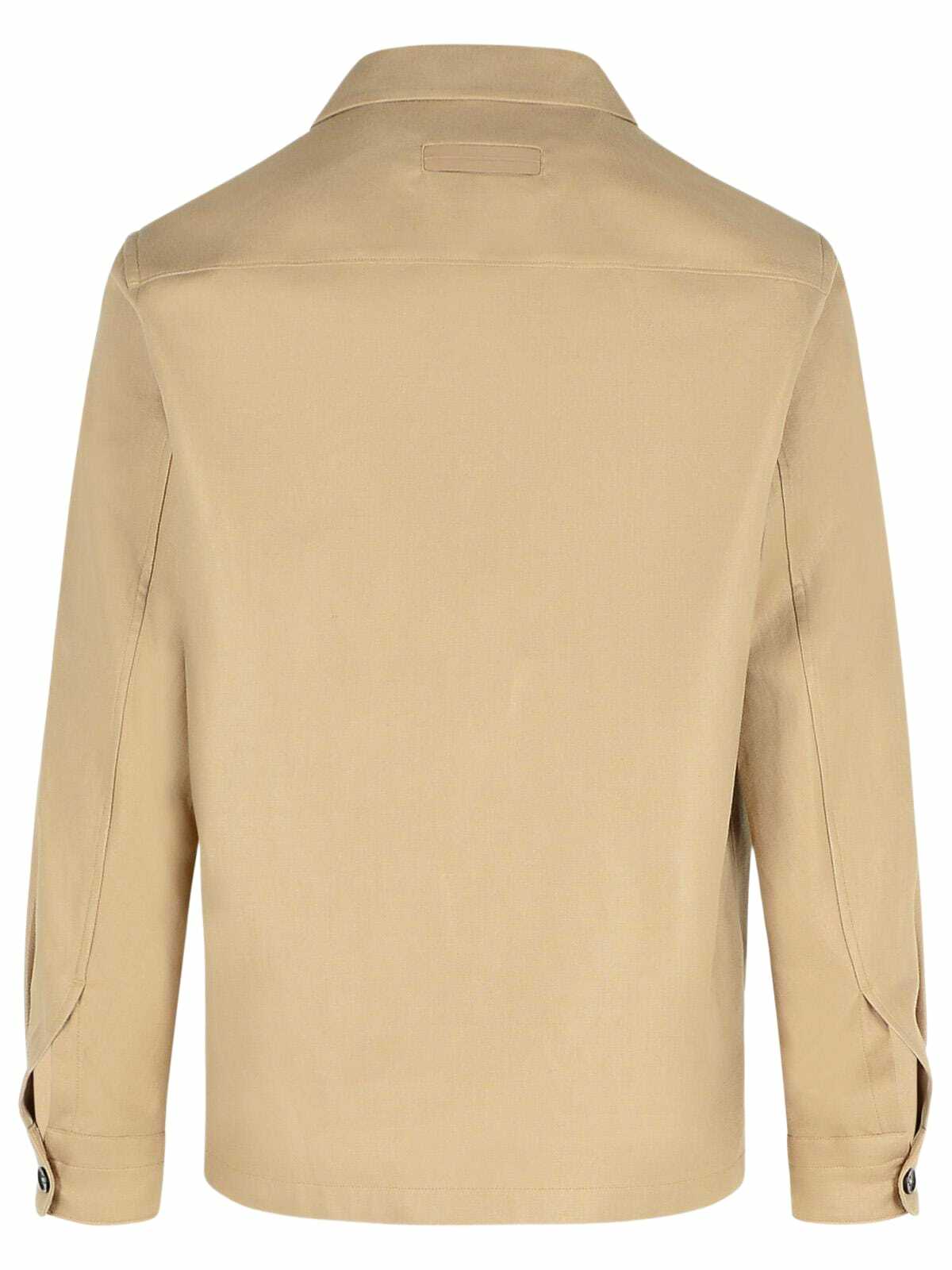 Zegna Beige Linen Jacket Zegna
