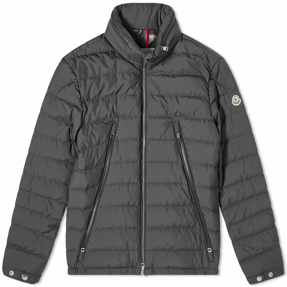 Moncler Men's Alfit Concealed Hood Jacket in Black Moncler