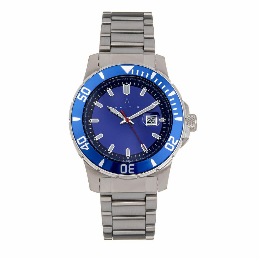 Nautis Admiralty Pro 200 Quartz Blue Dial Mens Watch GL2008-E Nautis