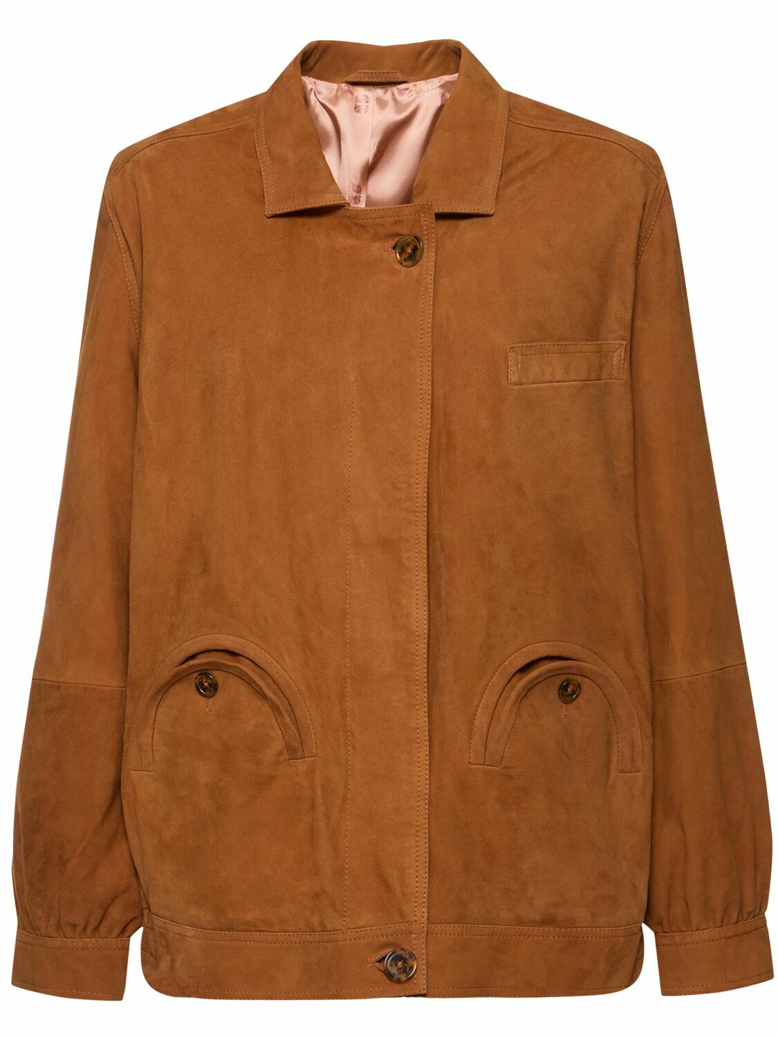 BLAZÉ MILANO Viva Cleo Suede Bomber Jacket Blaze Milano