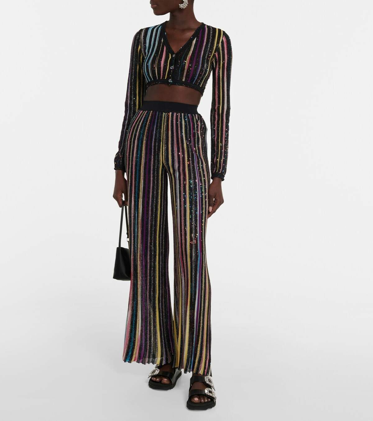 Missoni - Striped high-rise pants Missoni