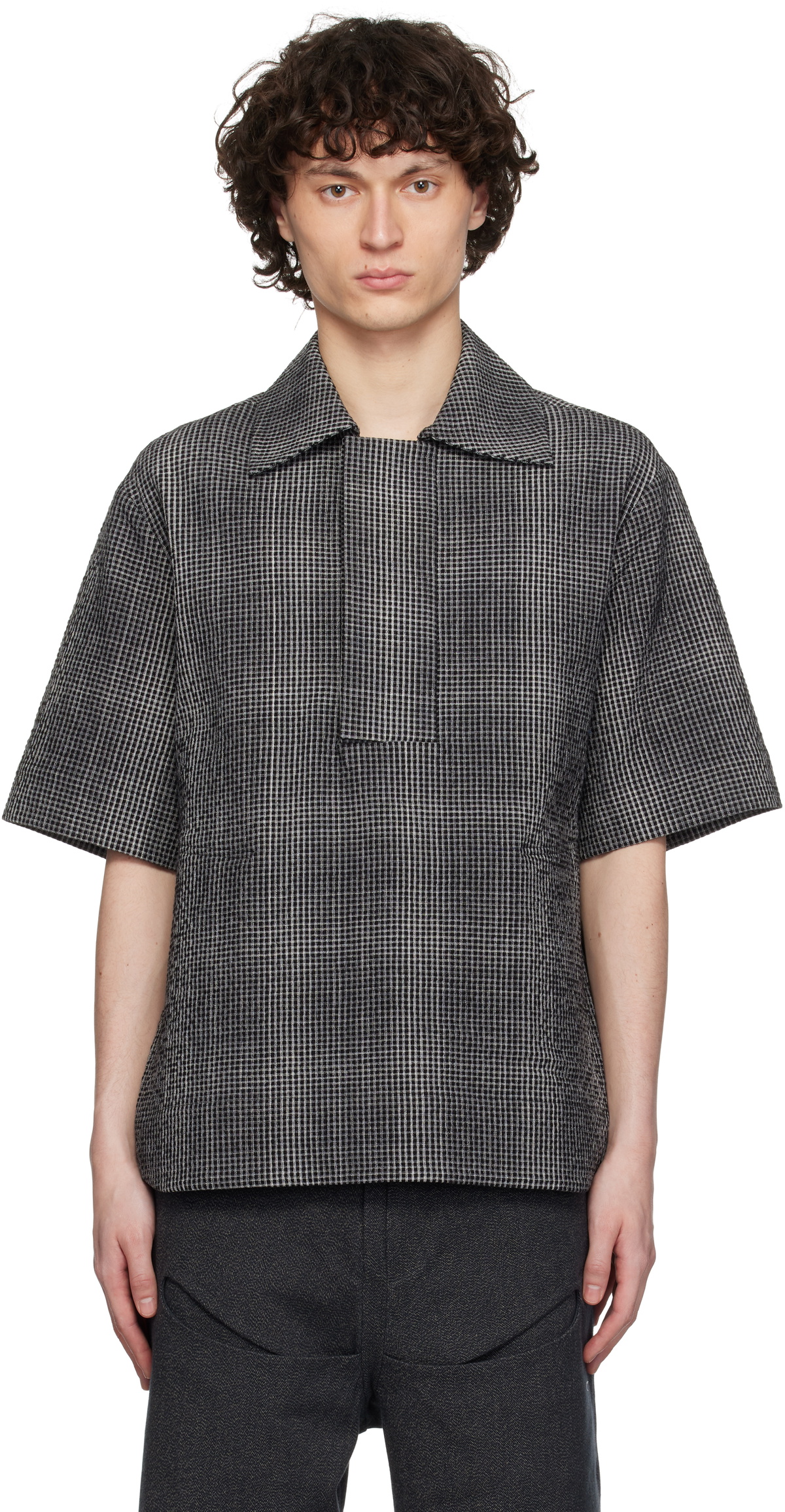 pet-tree-kor SSENSE Exclusive Gray Lucerne Shirt pet-tree-kor