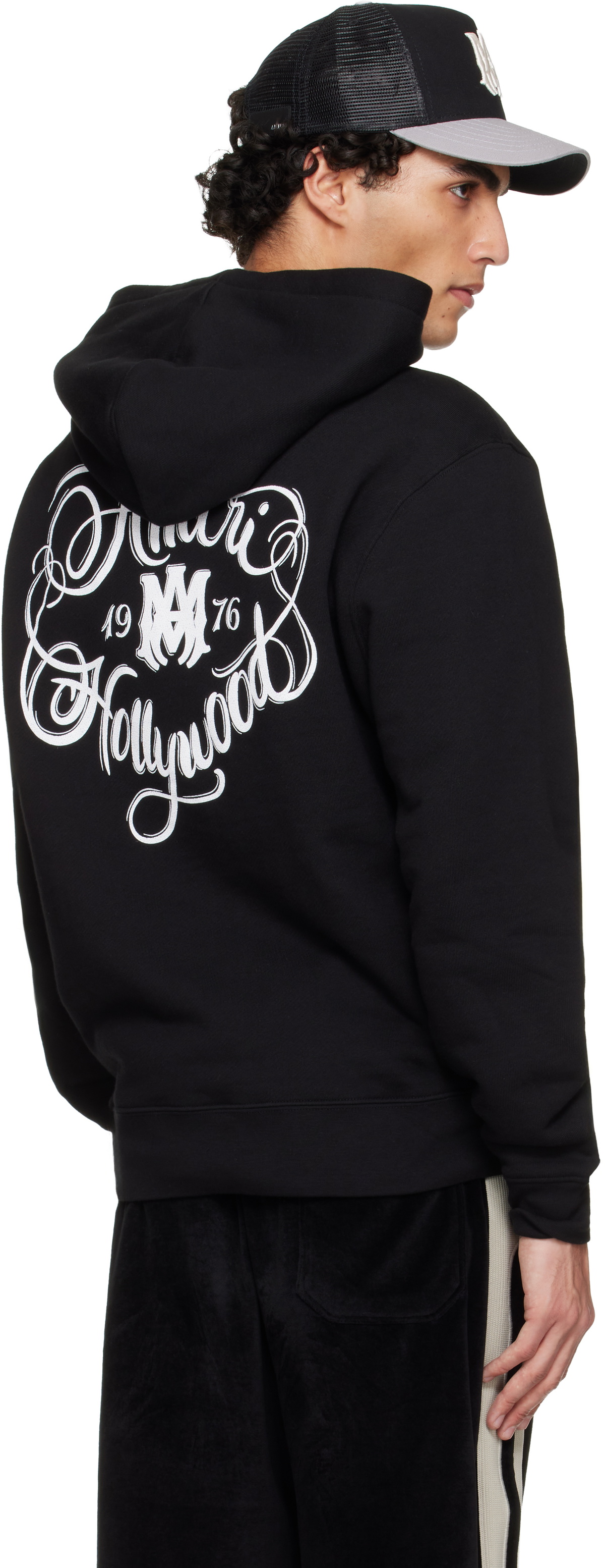 AMIRI Black Varsity 'Hollywood' Hoodie Amiri