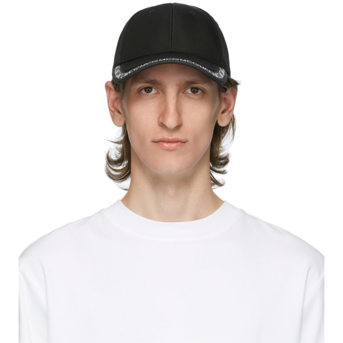 McQ Alexander McQueen Black Logo Cap McQ Alexander McQueen