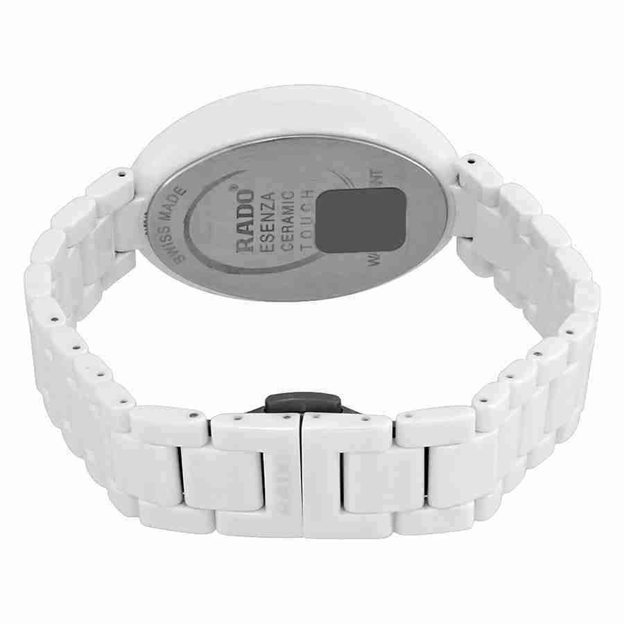 Rado Esenza White Dial White Ceramic Ladies Watch R53092012 Rado