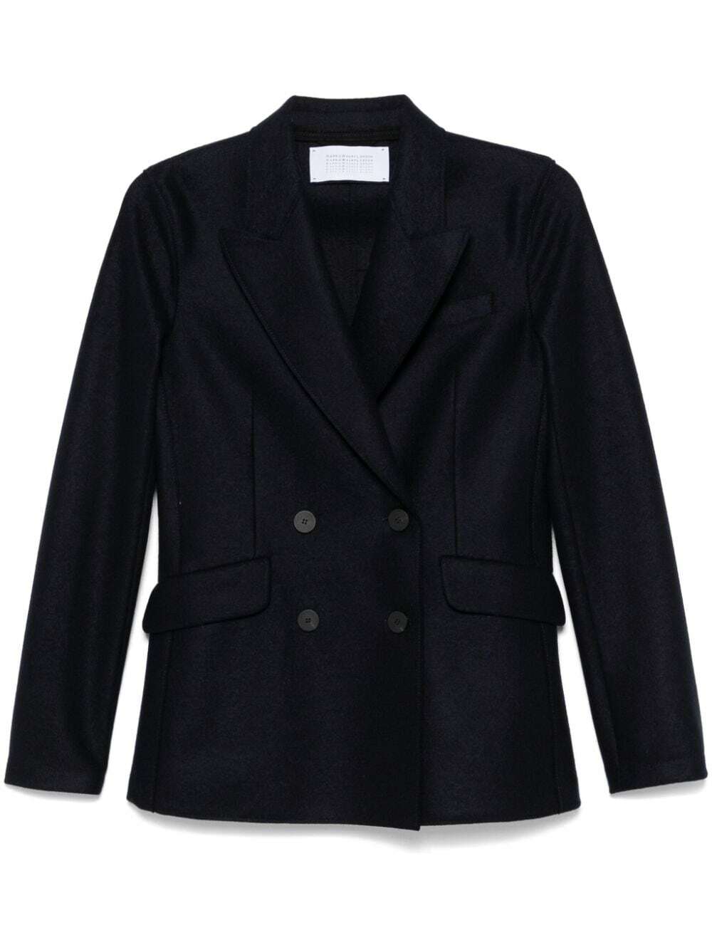 HARRIS WHARF LONDON - Wool Double-breasted Blazer Harris Wharf London