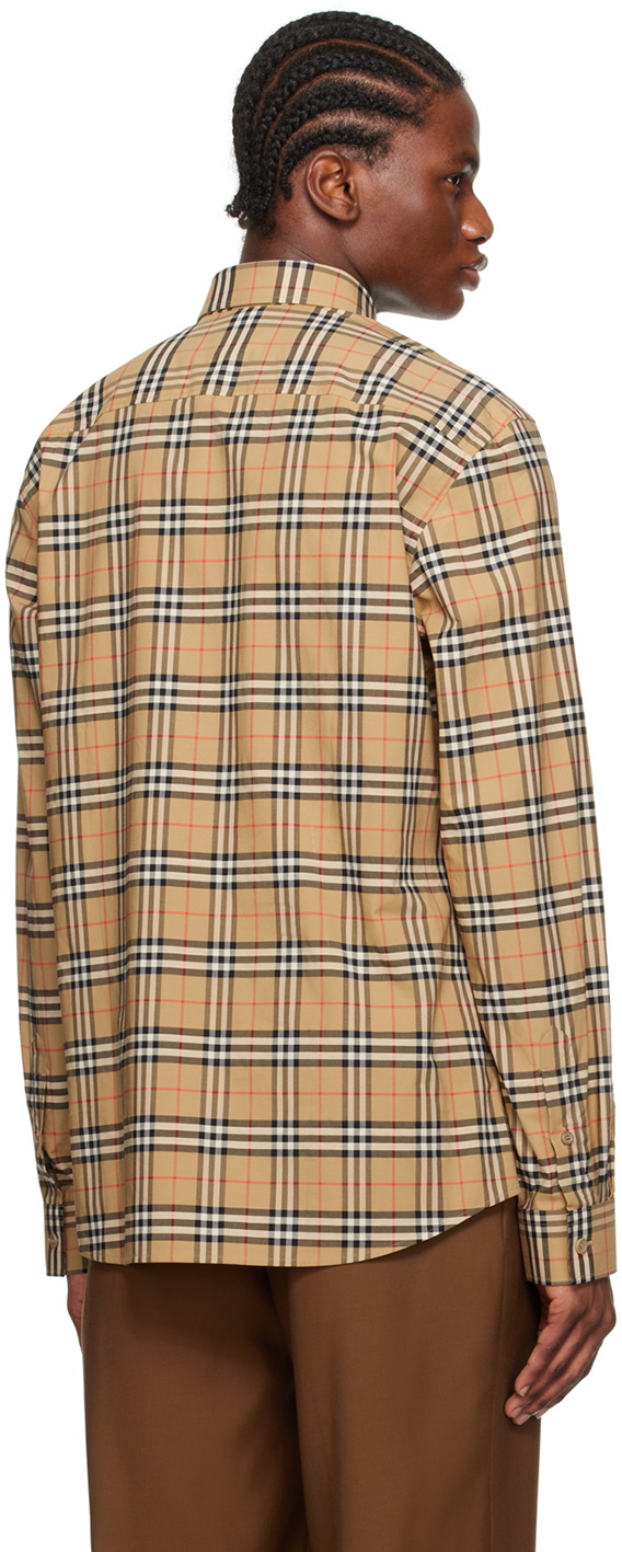 Burberry Beige Vintage Check Shirt Burberry