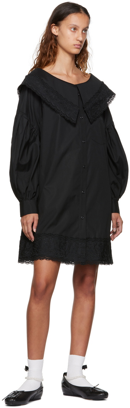 Simone Rocha Black Embroidered Dress Simone Rocha