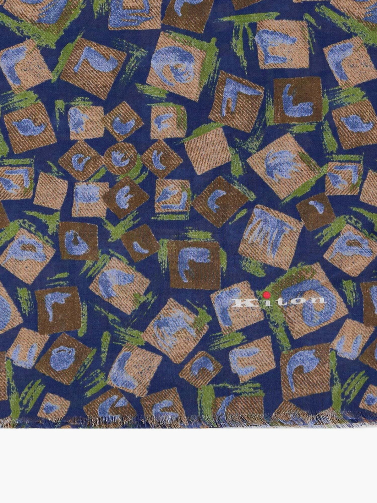 Kiton Ciro Paone Scarf Multicolor Mens Kiton