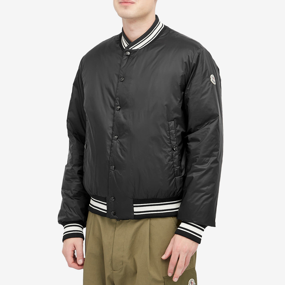 Moncler Men's Recycled Matte Longue Saison Bouchet Bomber Jacket in ...