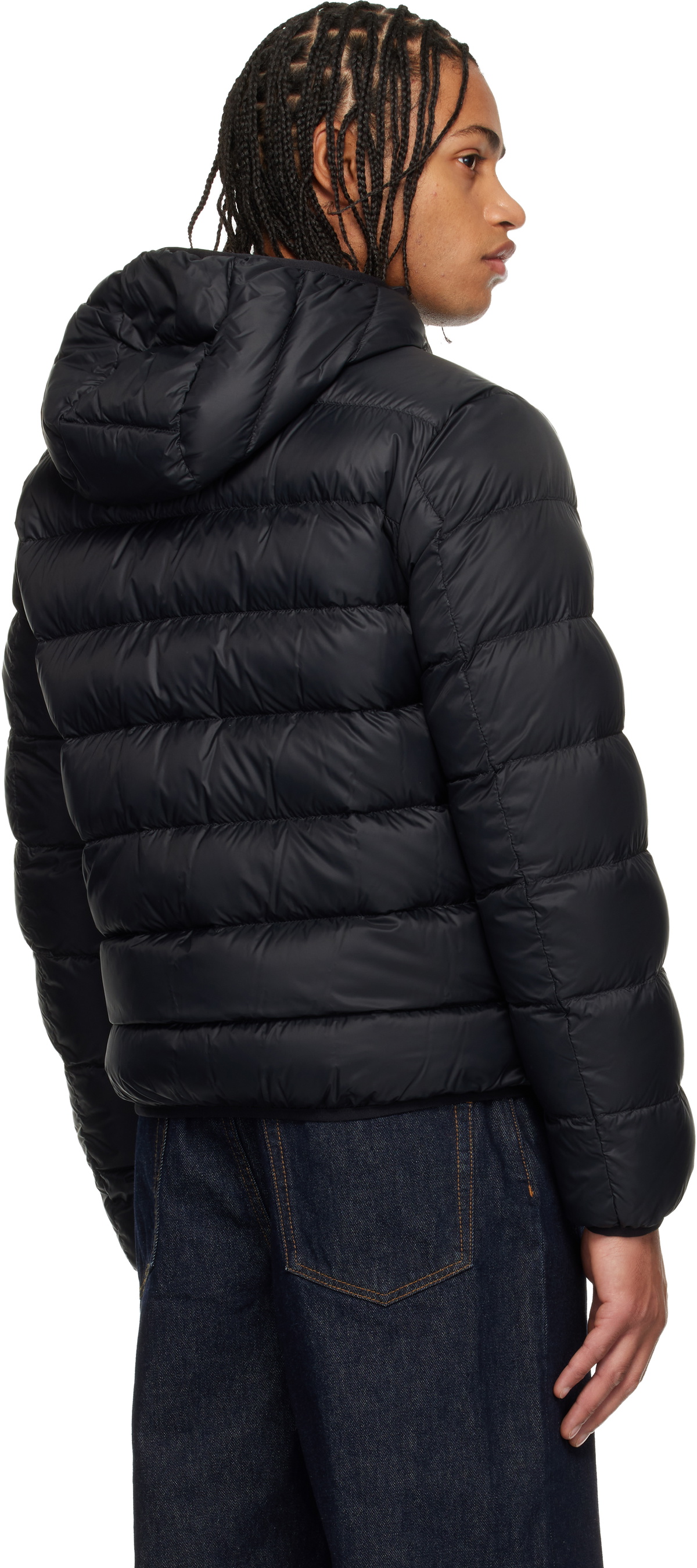 Moncler Black Erdon Short Down Jacket Moncler
