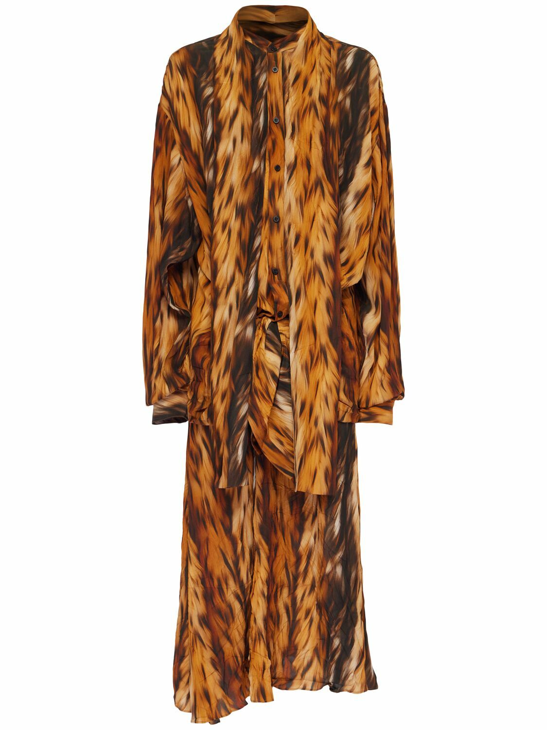 BALENCIAGA Knotted Tech Dress Balenciaga