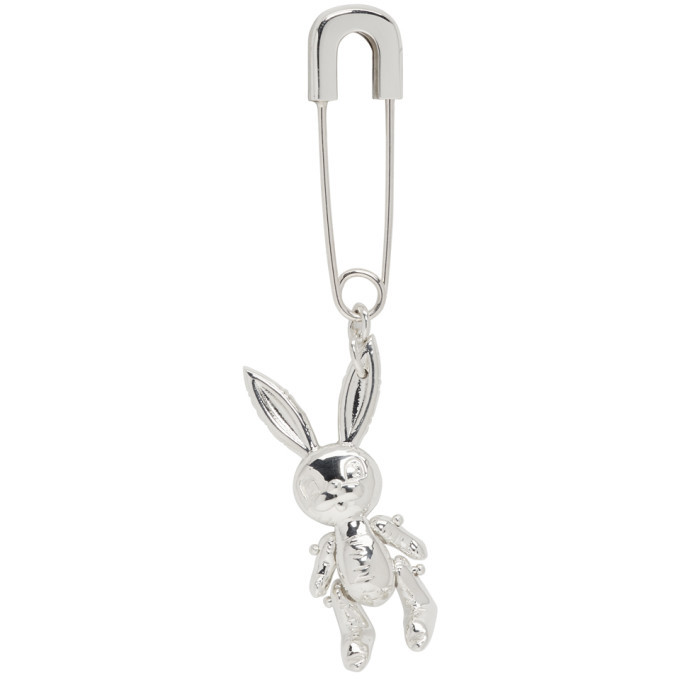 Ambush Silver Inflated Bunny Earring Ambush