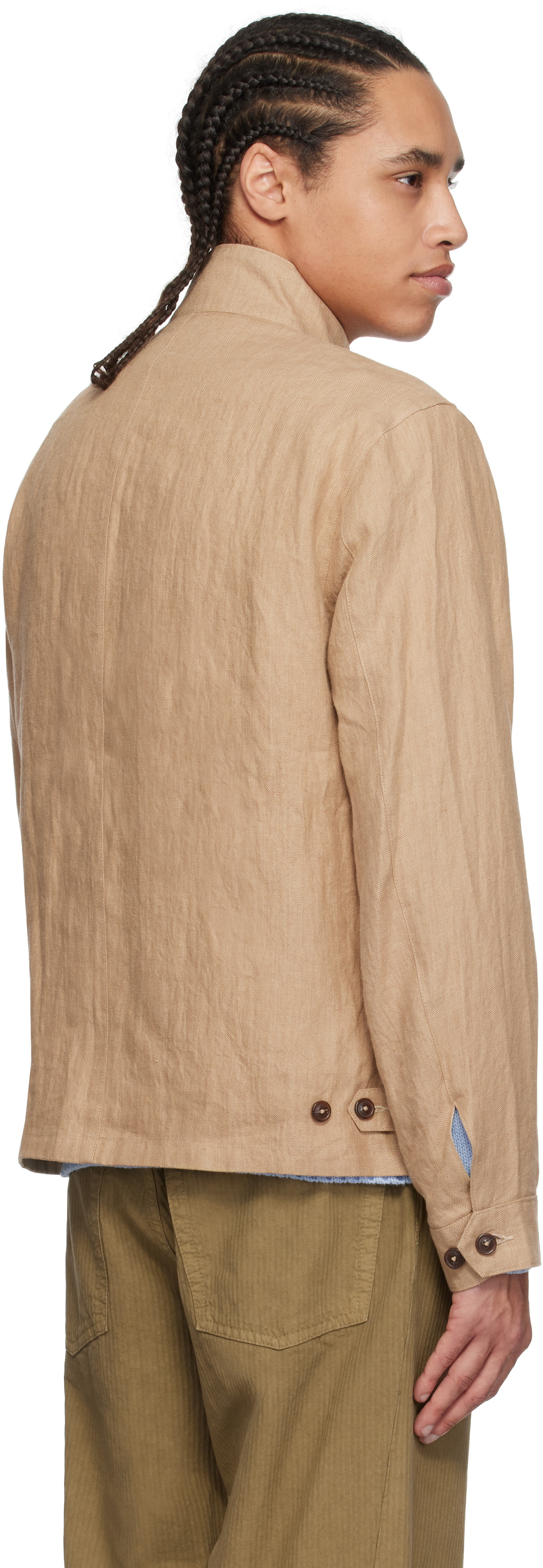 Polo Ralph Lauren Beige 'The Bedford' Reversible Jacket Polo Ralph Lauren