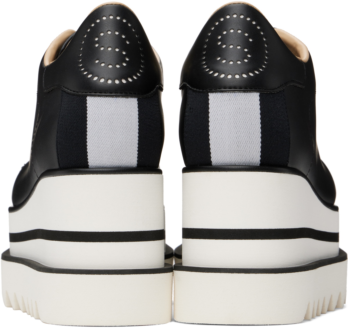 Stella McCartney Black & White Sneak Elyse Sneakers Stella McCartney