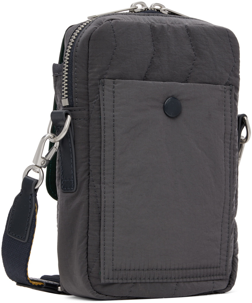 Paul Smith Gray Quilted Crossbody Bag Paul Smith