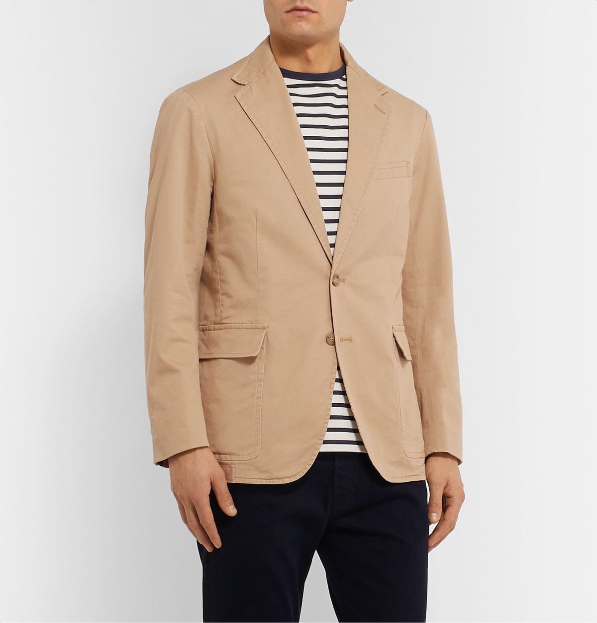 Polo Ralph Lauren - Tan Unstructured Garment-Dyed Stretch-Cotton Twill ...