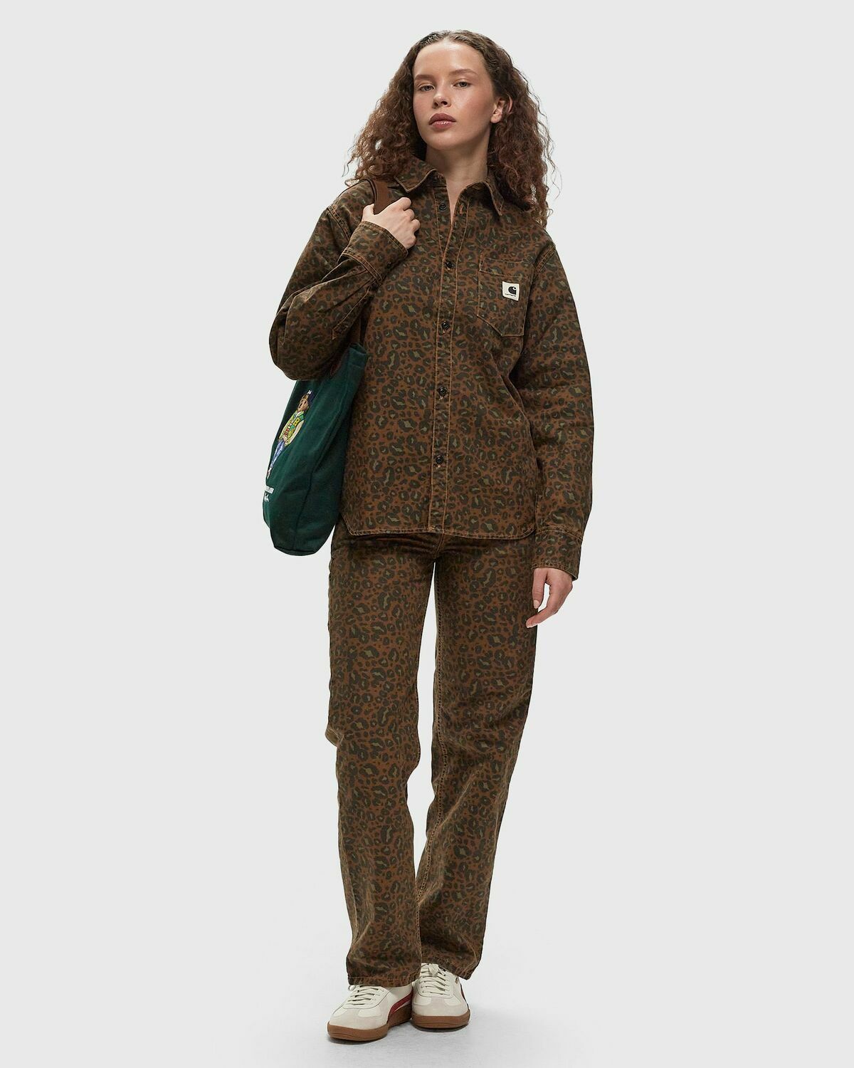 Carhartt Wip Leo Pierce Pant Straight Green Casual Pants Carhartt WIP