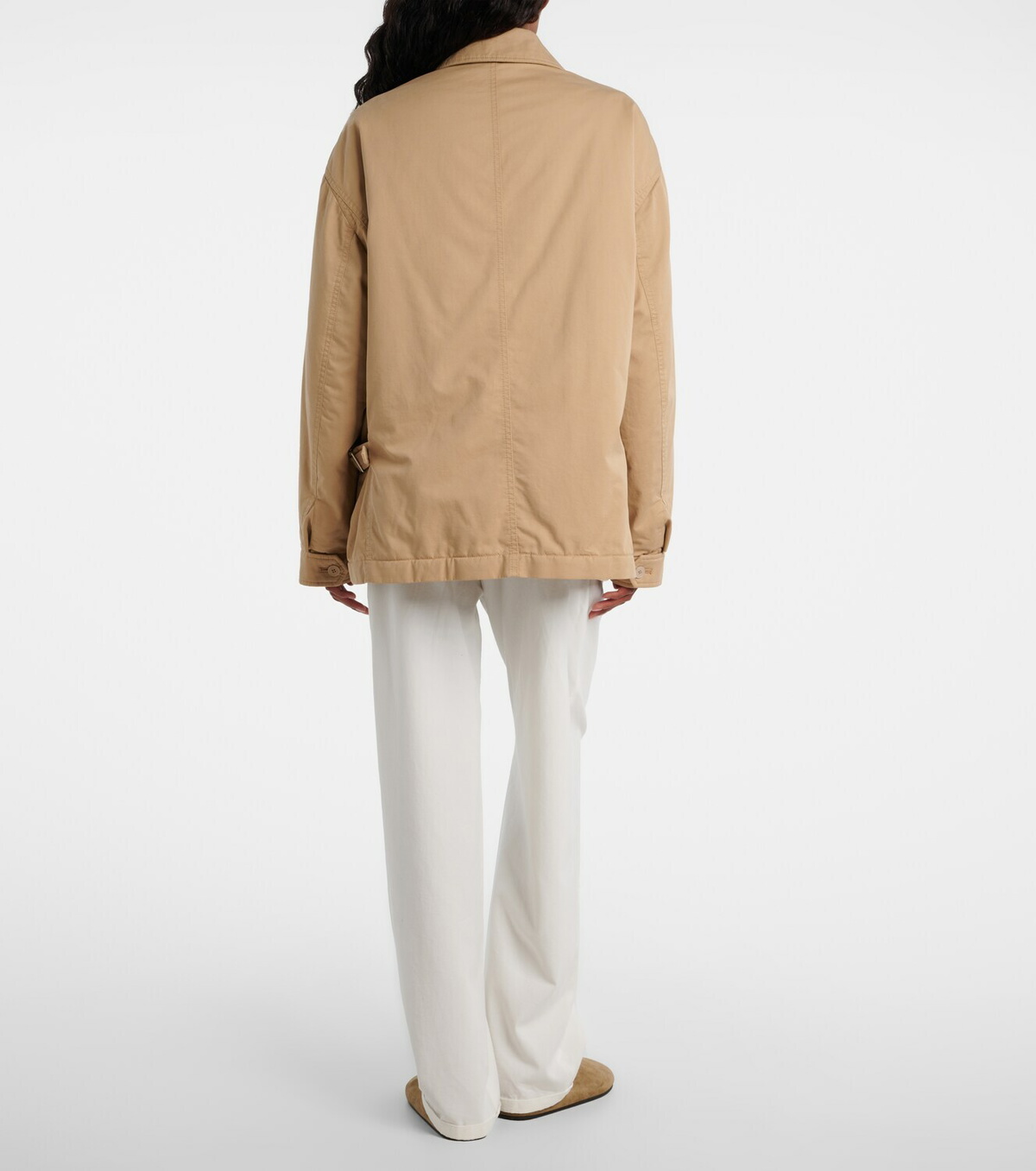 The Row Aurelius cotton and cashmere jacket The Row