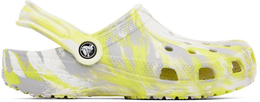 Crocs Yellow Classic Marbled Clog Crocs