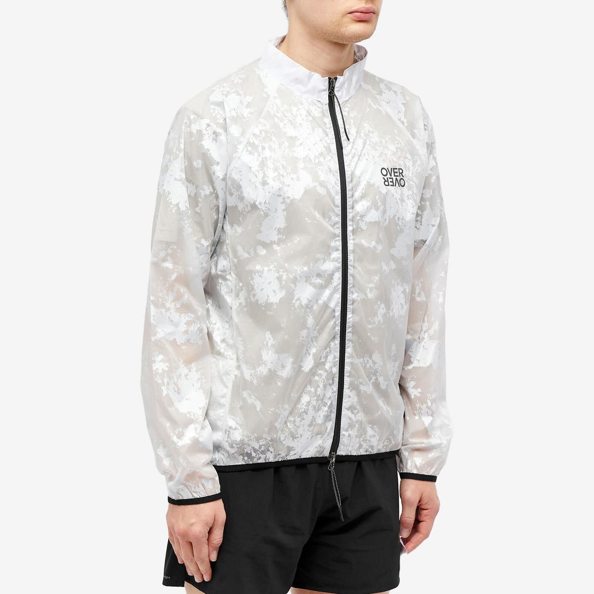 Over Over Men's Track Jacket in White Foil OVER OVER
