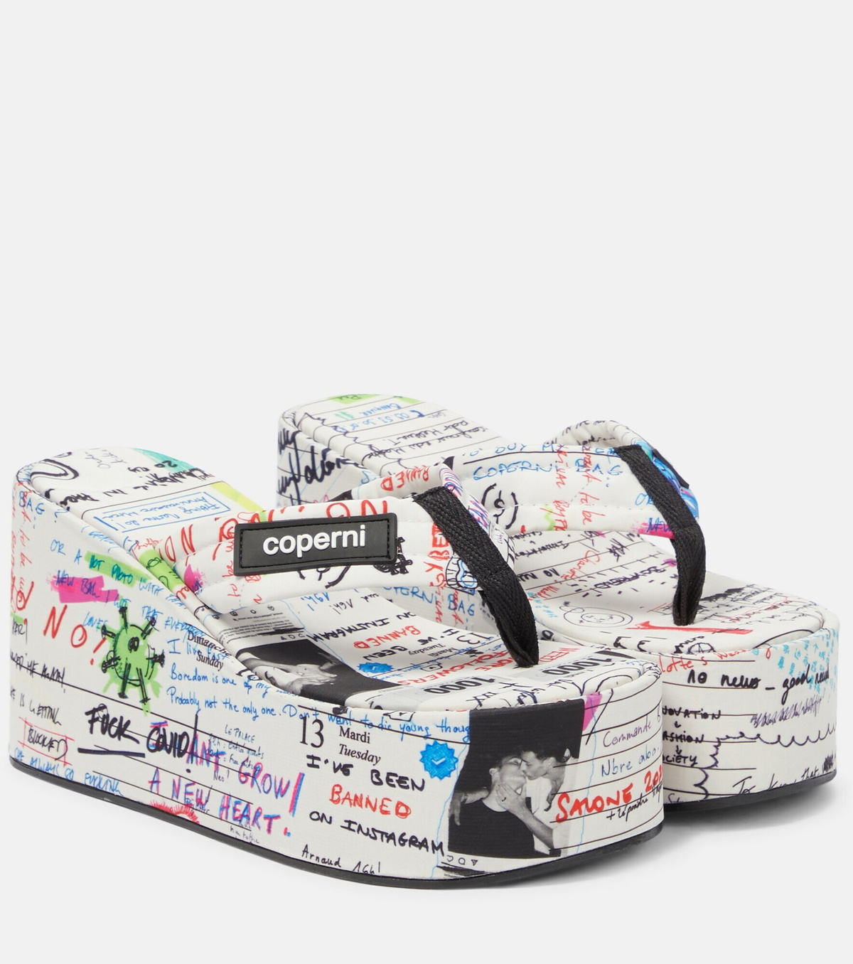 Coperni - Platform thong sandals Coperni